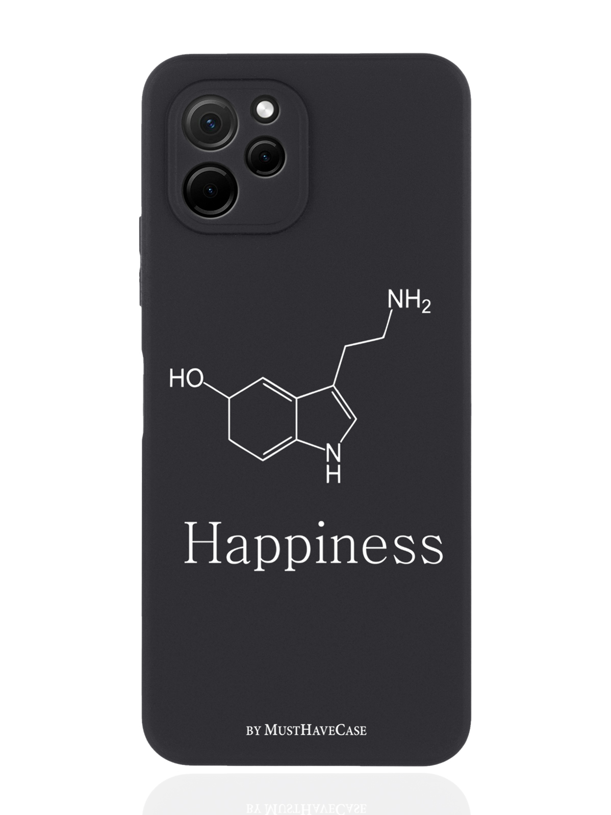 Чехол MustHaveCase для Huawei Nova Y61 Молекула счастья черный
