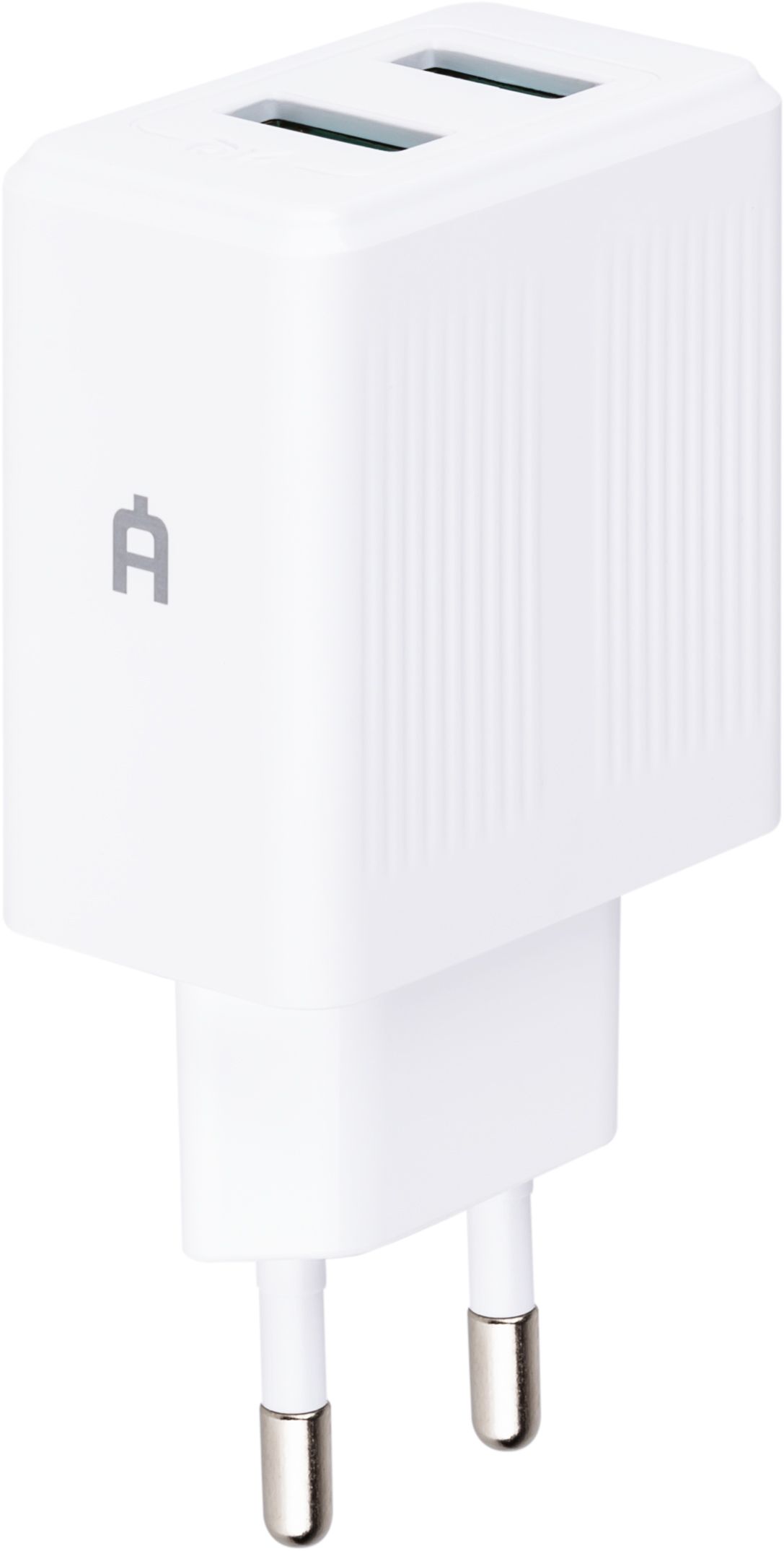 Сетевое зарядное устройство Alteracs AA12 2xUSB 2.4 А белый