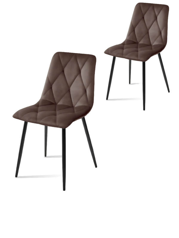 Комплект стульев 2 шт. ROOMEKO NapoliAMO83Bx2, серый/в ассортименте