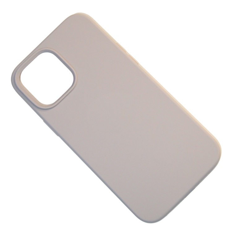 Чехол для iPhone 13 Pro Max силиконовый Soft Touch <бежевый> (премиум)