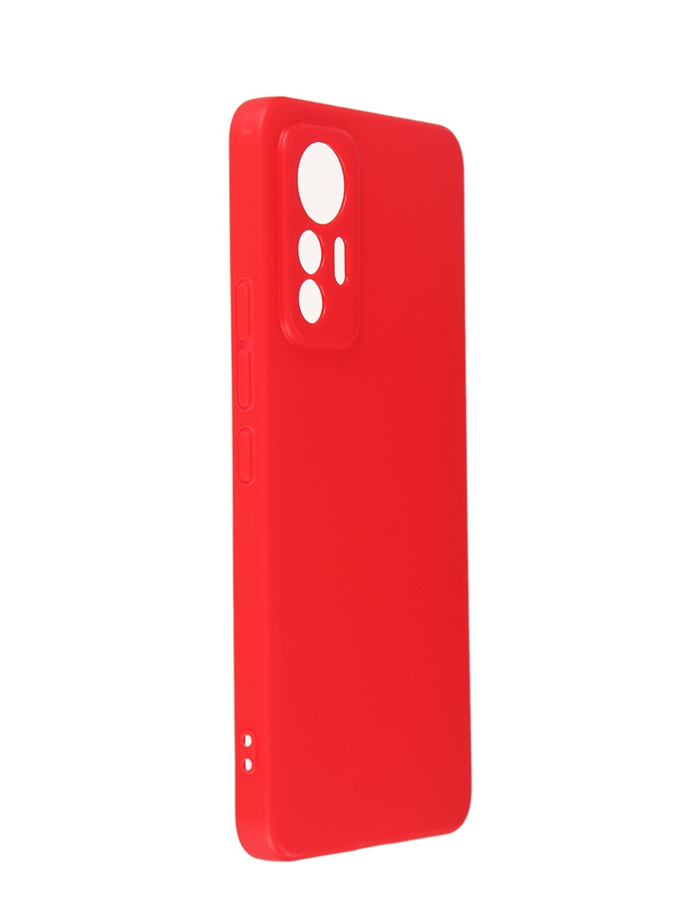 Чехол DF для Xiaomi 12 Lite Silicone Red xiCase-67
