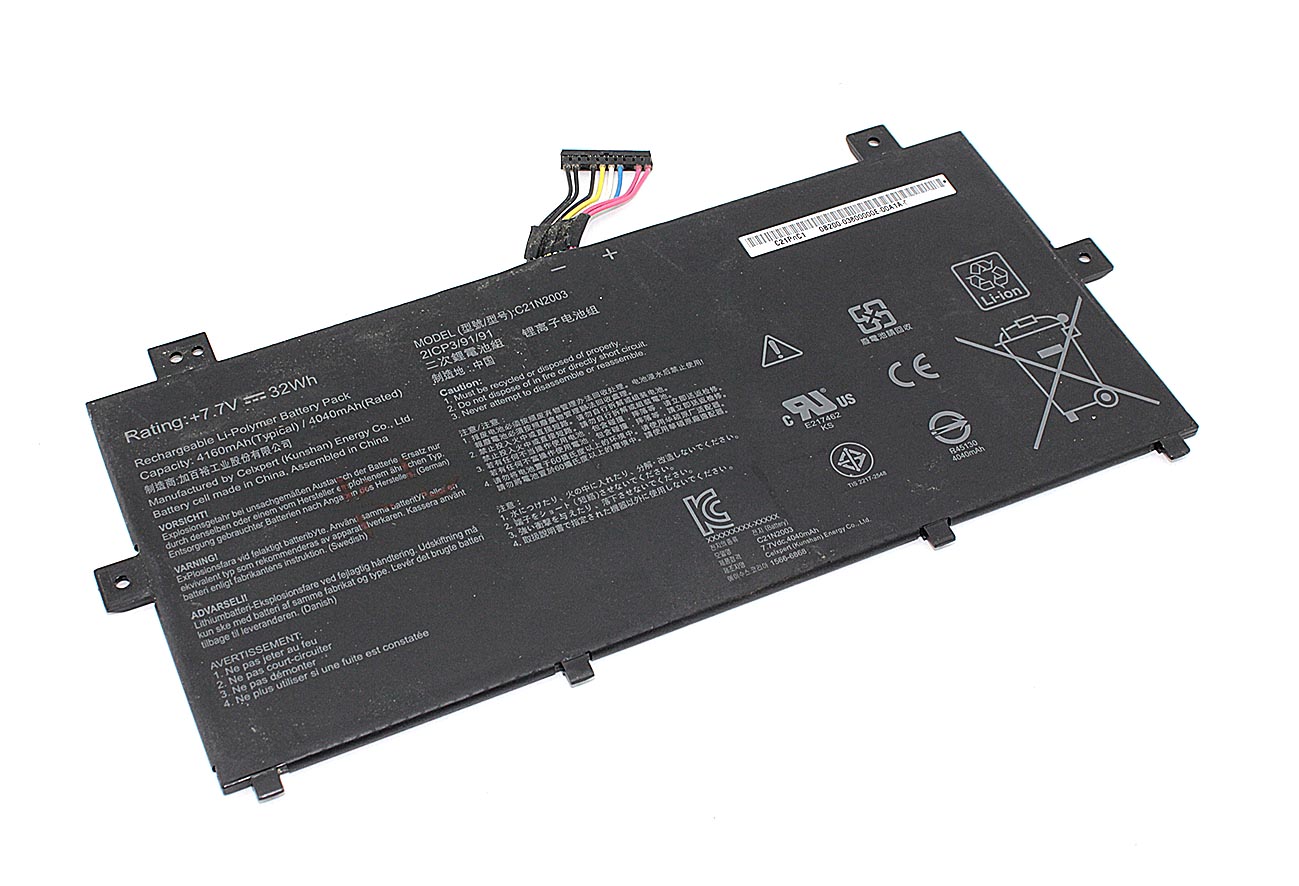Аккумуляторная батарея для ноутбукa Asus C235VA C21N2003 7.7V 32Wh