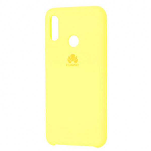 Чехол Silicone Cover для Huawei P Smart 2019 /  Honor 10 Lite (full protective) Yellow