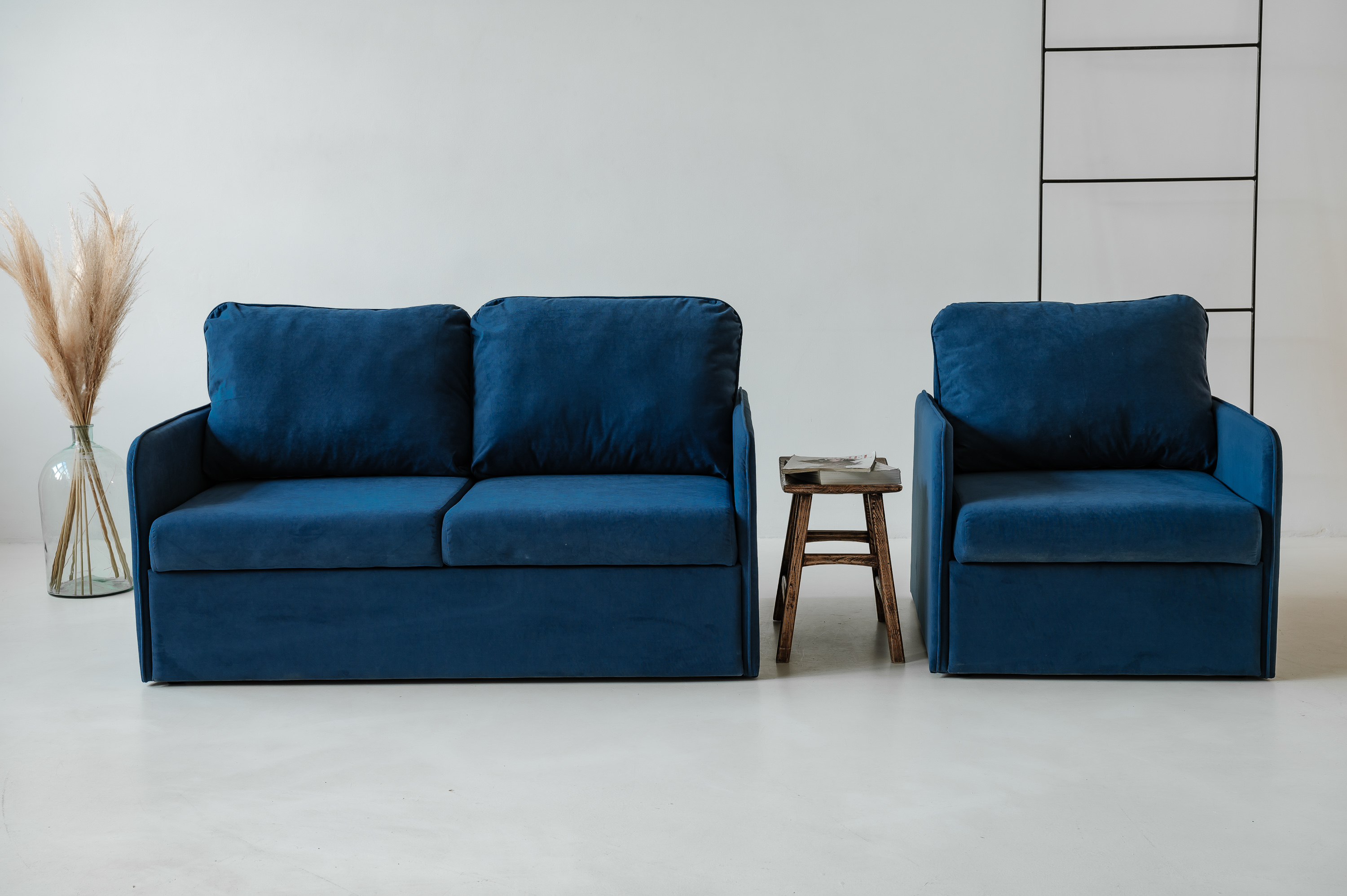 Комплект мягкой мебели BRENDOSS 802 синий
