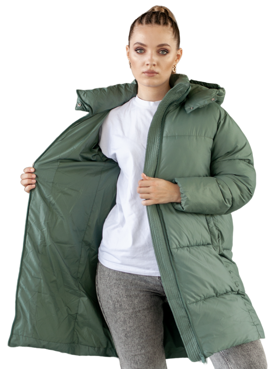 Куртка женская NOORD PAC19013 зеленая L