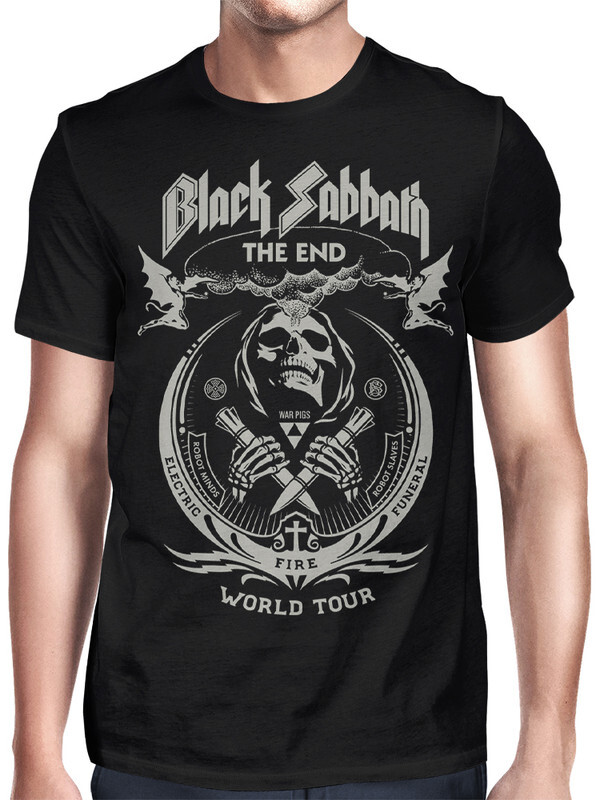 Футболка мужская Dream Shirts Black Sabbath 2201-blsabb-2 черная XS