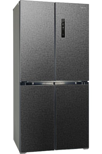 Холодильник Hiberg RFQ-490DX серебристый