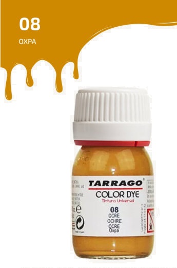 Краситель для всех видов гладких кож Tarrago COLOR DYE TDC01/008 охра 25 мл