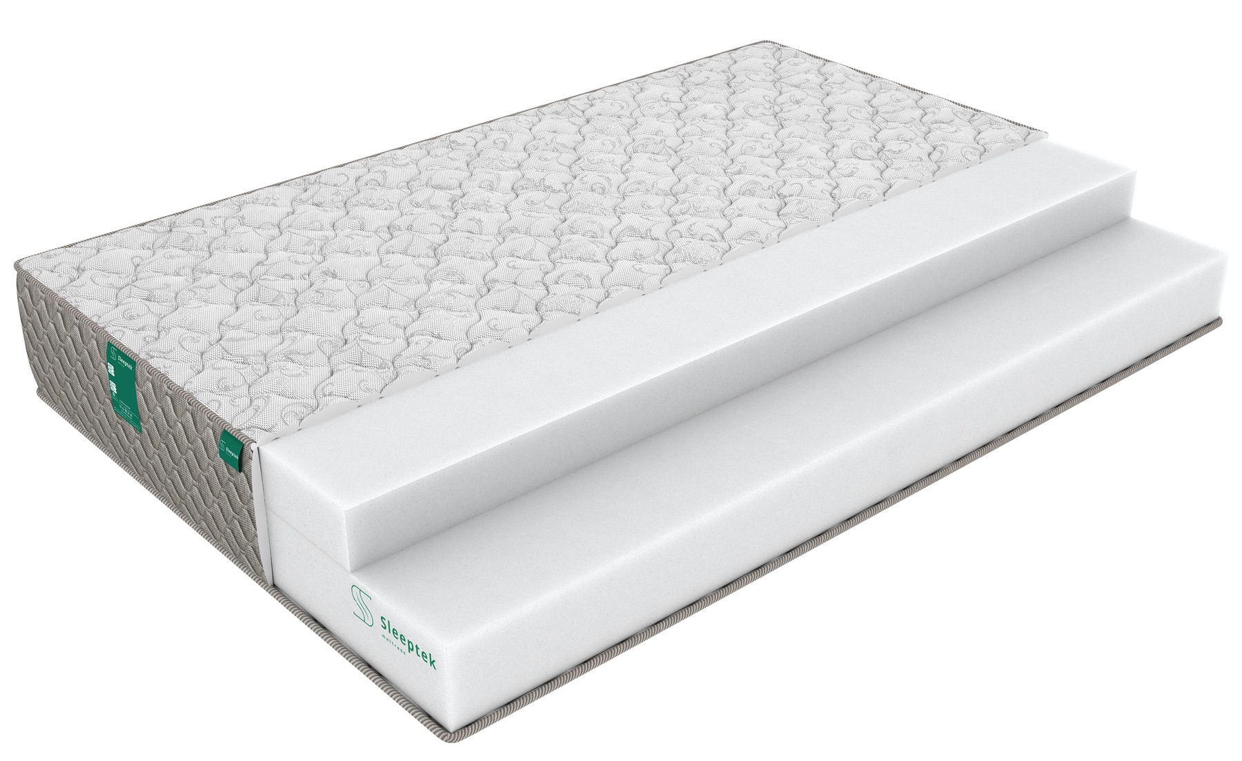 Матрас беспружинный SLEEPTEK Roll SpecialFoam 24 70х190, высота 24 см., Двусторонний с раз