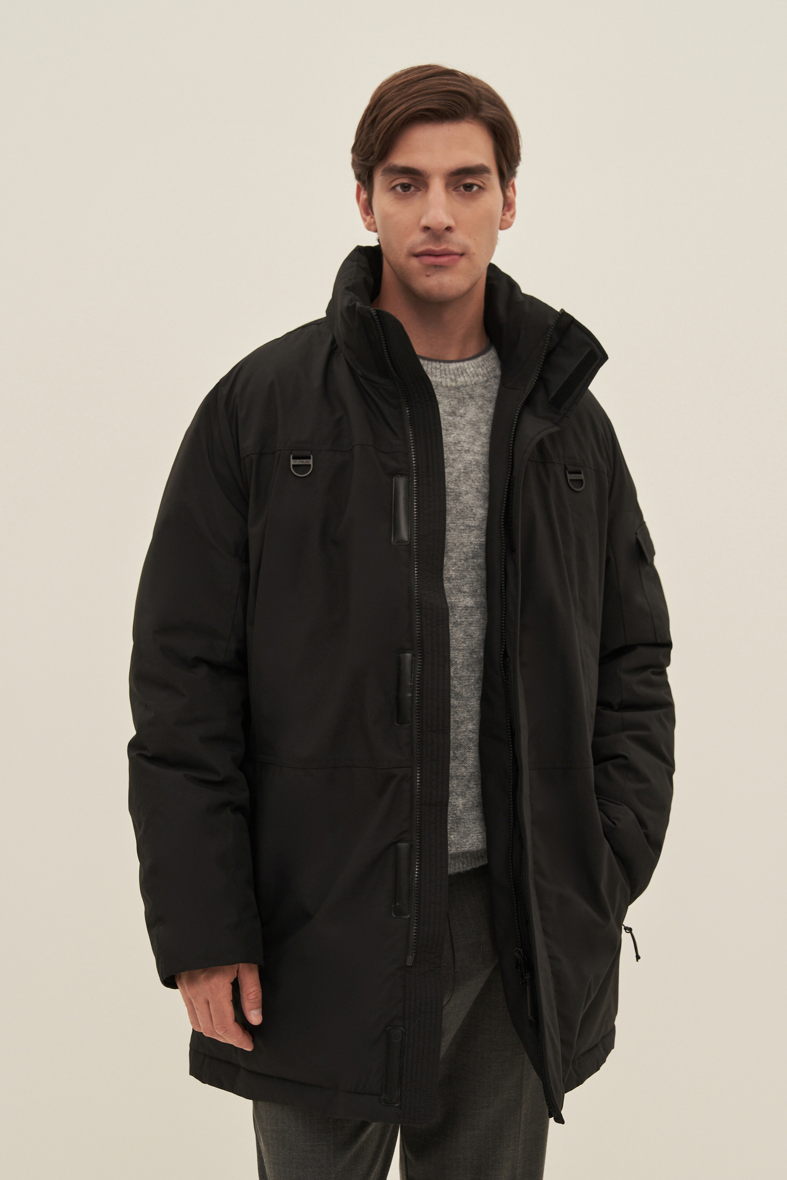 Куртка мужская Finn Flare FAD21055 черная XL