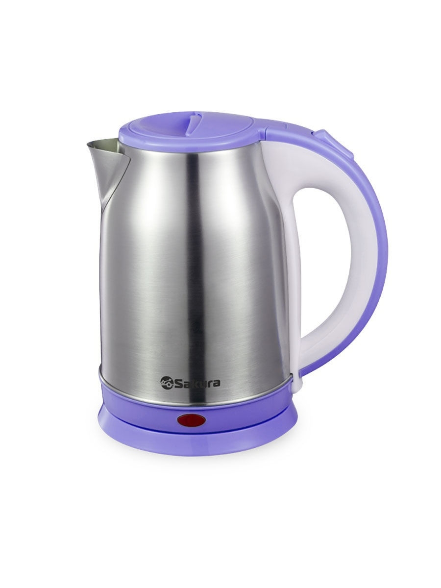 Чайник электрический SAKURA SA-2147P 1.8 л Purple, серебристый