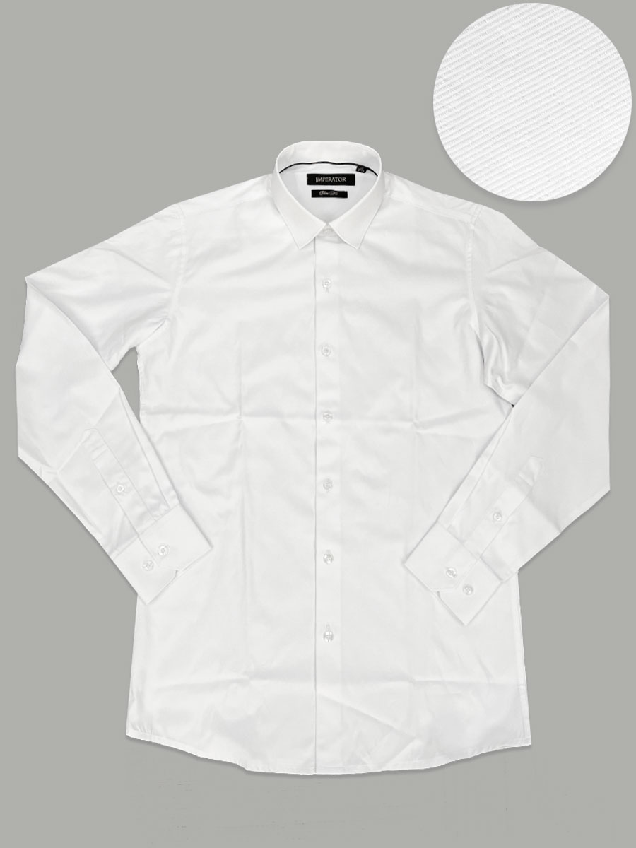 Рубашка мужская Imperator Frant 4-П sl белая 40/170-178