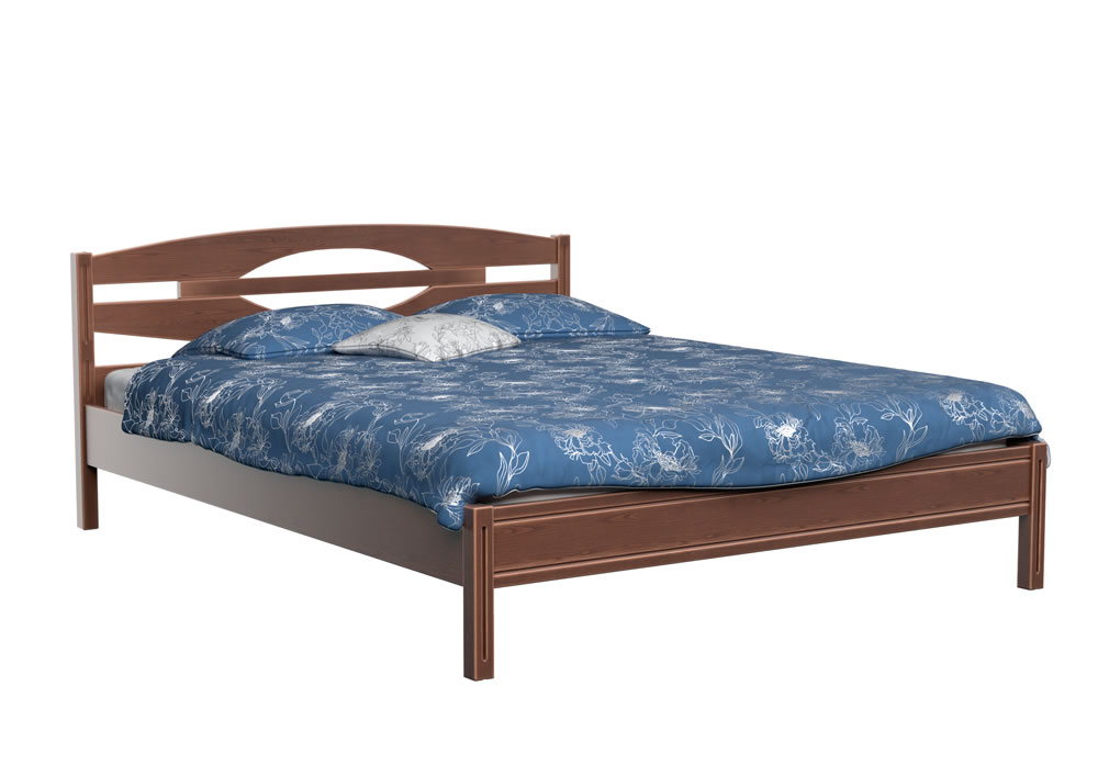 Кровать Дримлайн Валенсия ясень-натуральный темный 150х200