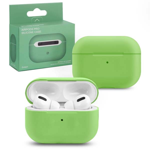 Чехол Airpods pro Silicone sky green