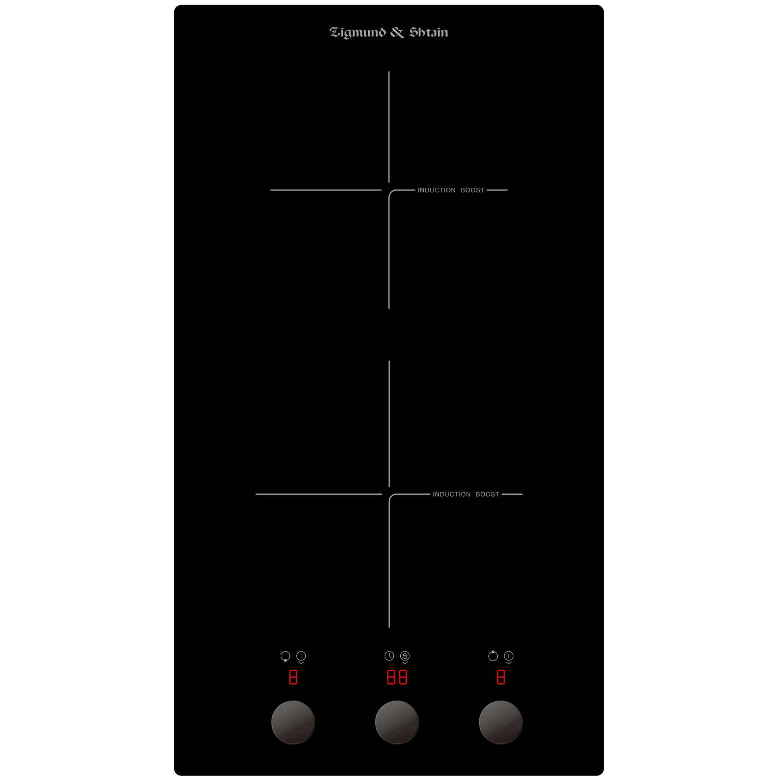 Встраиваемая варочная панель индукционная Zigmund & Shtain CI 45.3 B черный