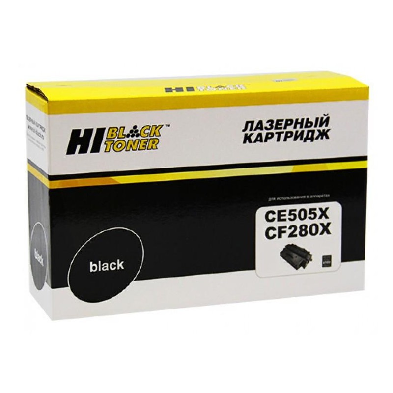 Картридж для лазерного принтера Hi-Black (HB-CE505X/CF280X/CRG-719) черный, совместимый