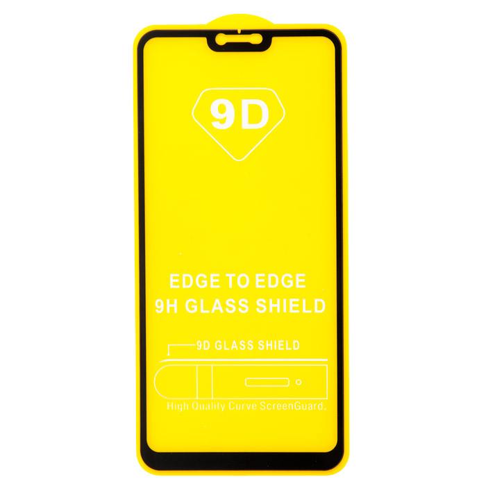 Защитное стекло 9D для Xiaomi для Redmi Note 6, черное