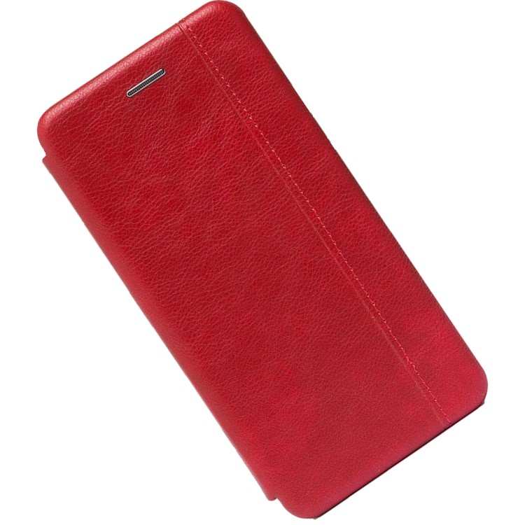 Чехол iPhone 11 Pro Max флип боковой кожзам №3 <красный>
