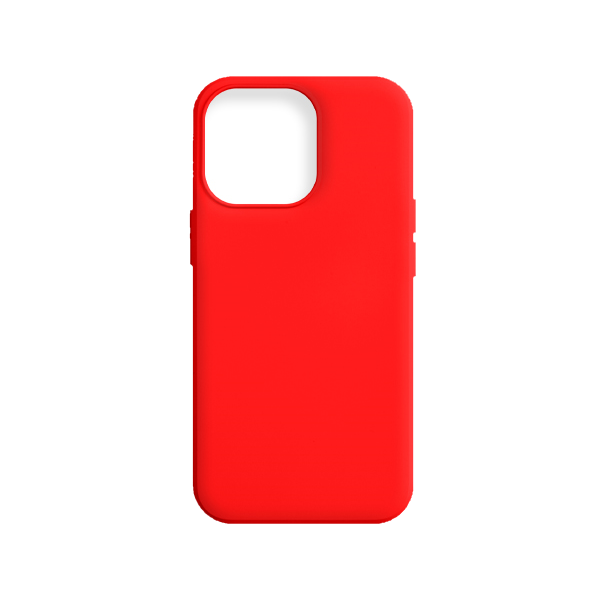 Чехол iPhone 13 (6.1) Silicone WS красный