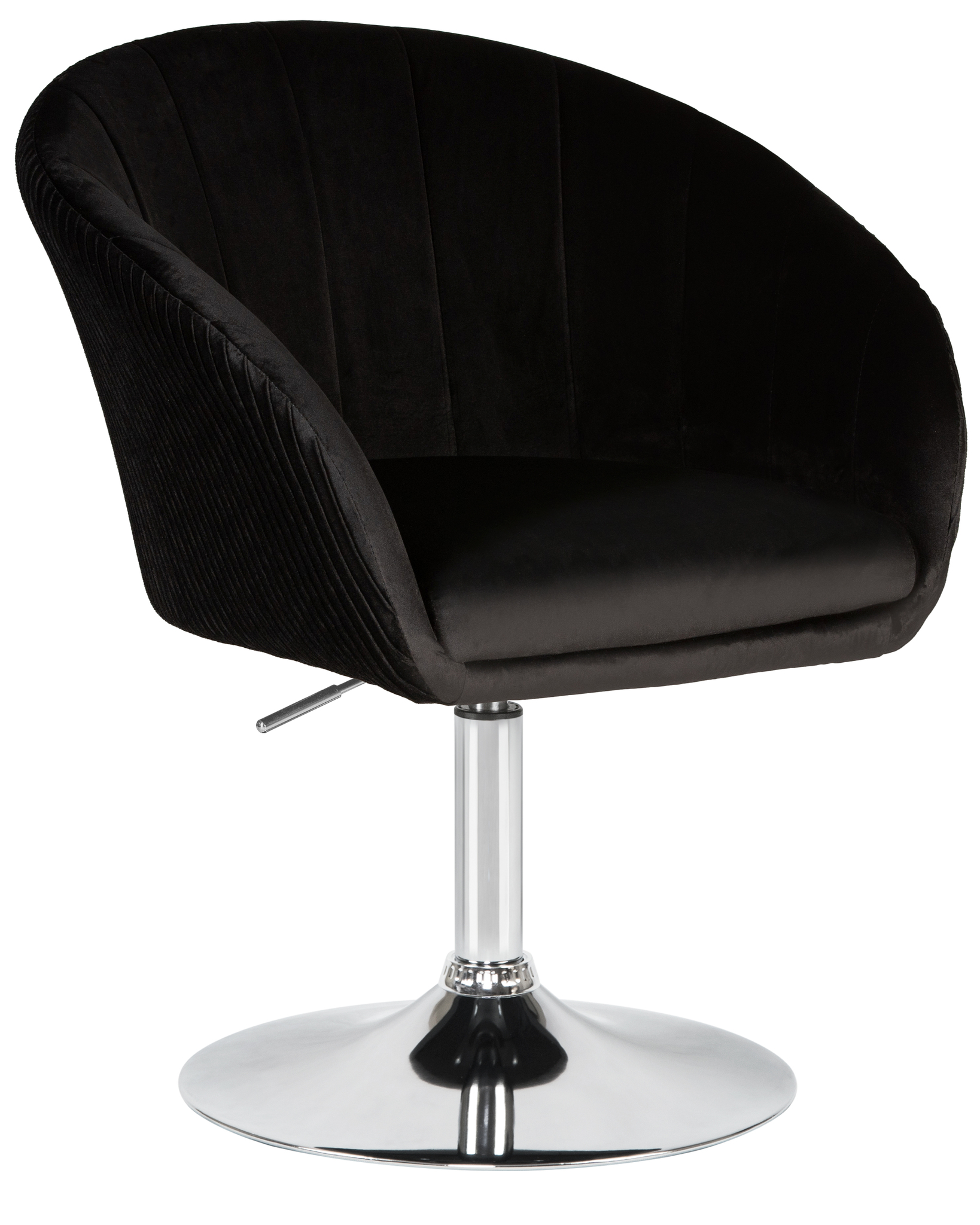 Кресло дизайнерское Империя стульев EDISON черный велюр