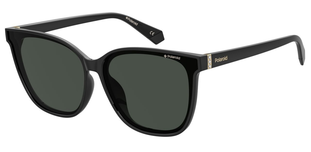 Солнцезащитные очки женские Polaroid PLD 4101/F/S черные