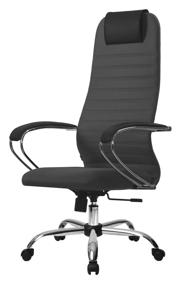 Кресло компьютерное SU-B-10/подл.131/осн.003 Темно-серый/Темно-серый
