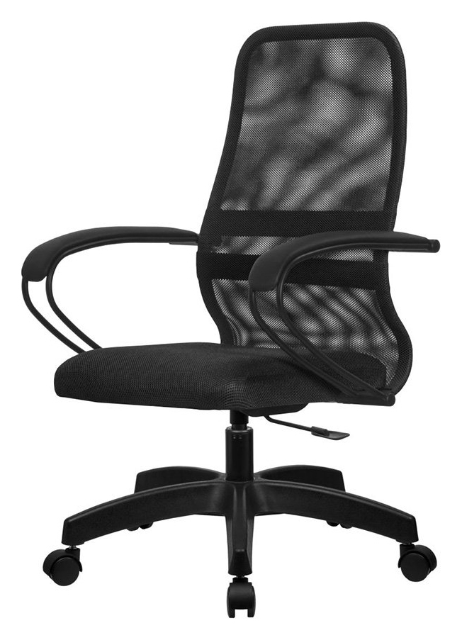 Кресло компьютерное SU-C-8/подл.130/осн.005 Черный