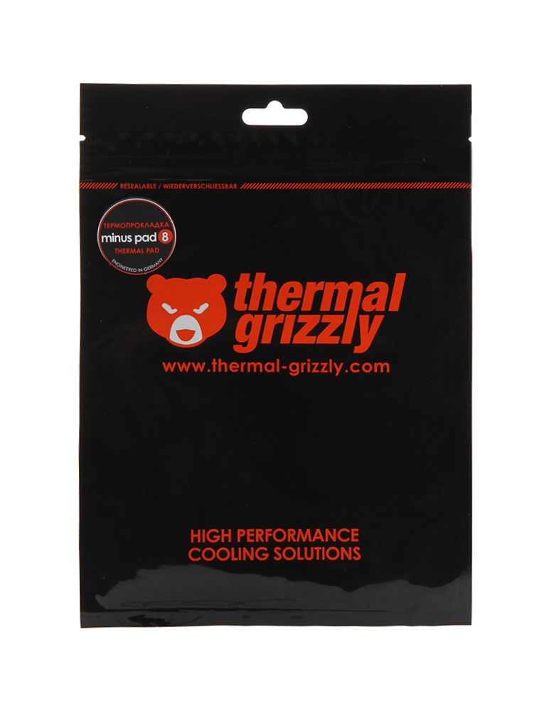 Термопрокладка Thermal Grizzly Minus Pad 8 100x100x1.5mm TG-MP8-100-100-15-1R