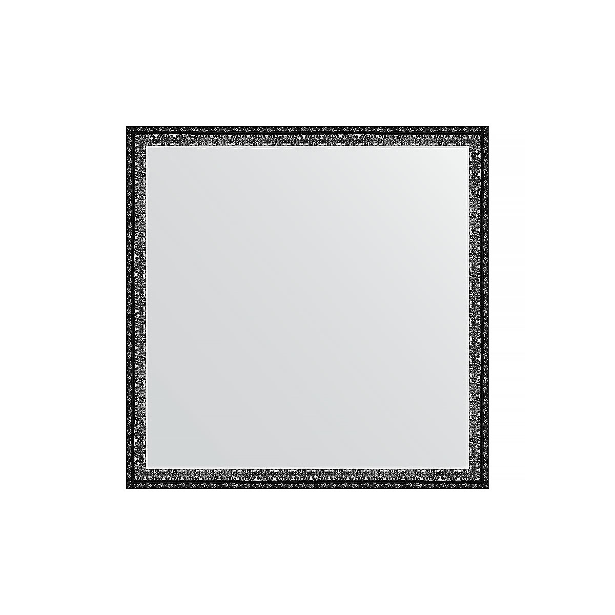 Зеркало в раме 61x61см Evoform BY 0773 черненое серебро