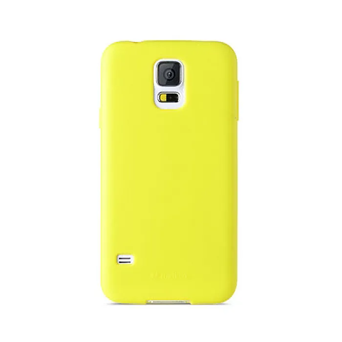 Силиконовый чехол Melkco Poly Jacket TPU Case для Samsung Galaxy S5 Mini желтый