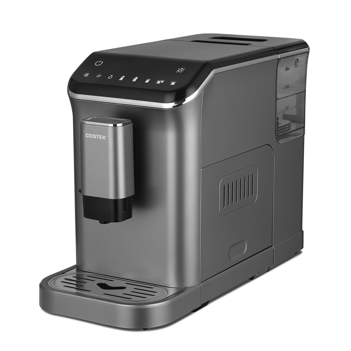 Кофемашина автоматическая CENTEK CT-1190 серый, черный