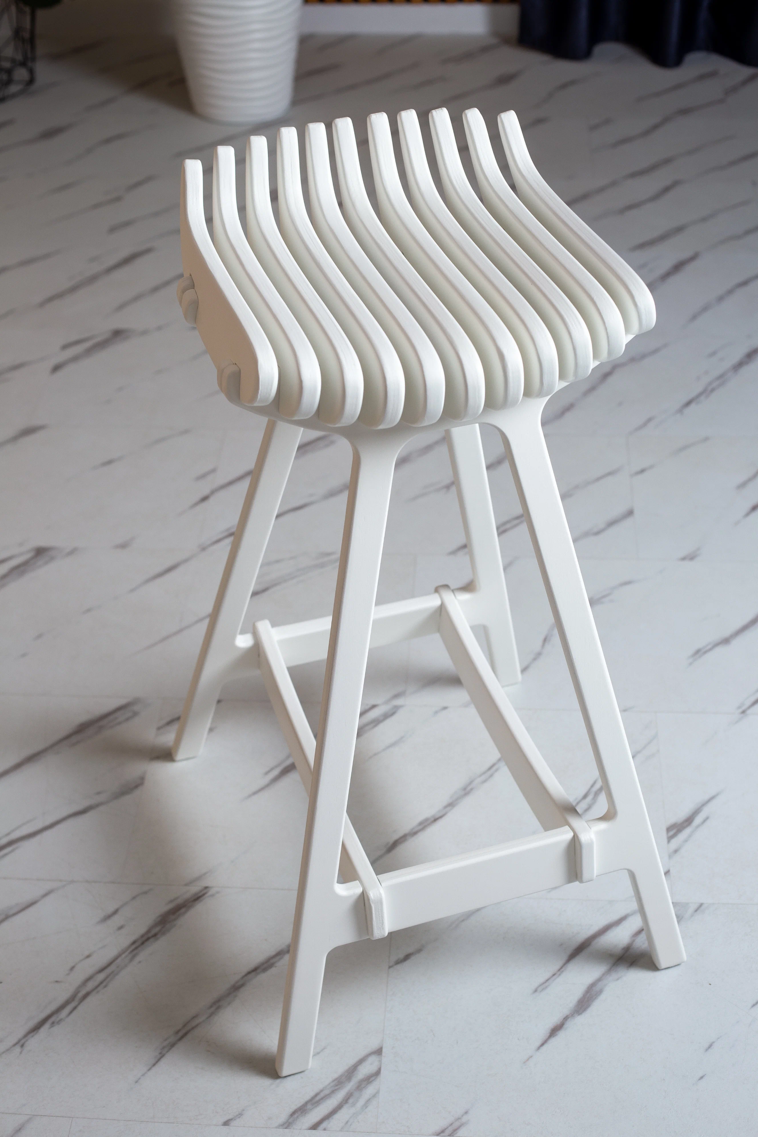 Стул барный Playwoods chair белый