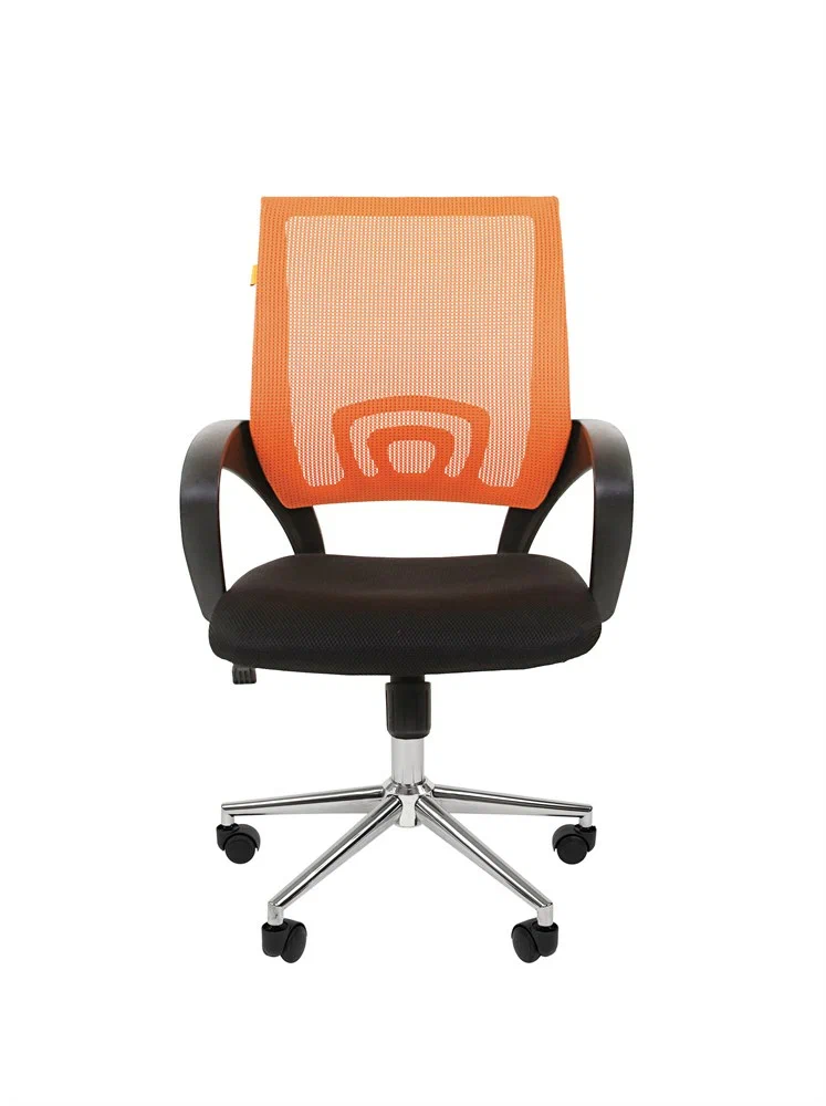 Компьютерное офисное кресло Chairman  оранжевый хром new