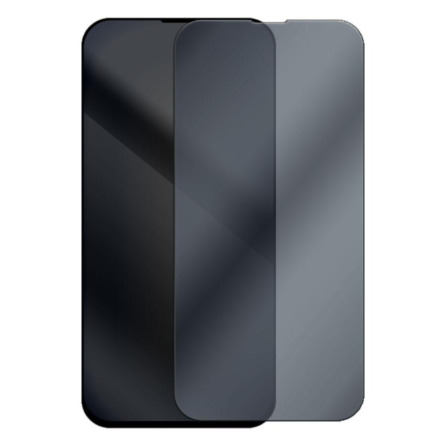 Стекло защитное гибридное Антишпион Krutoff для iPhone 13 Pro Max