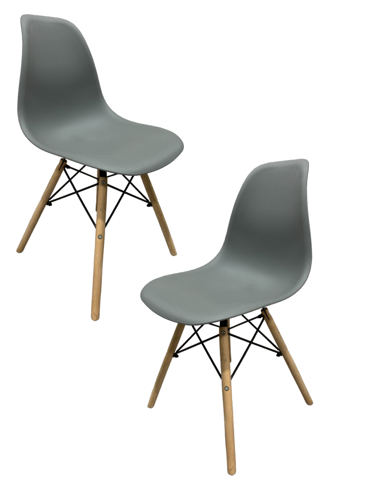 Комплект стульев 2 шт. Eames ВМН-А305, темно-серый