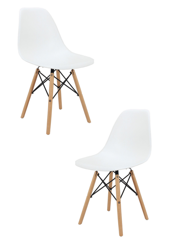 Комплект стульев 2 шт. Eames ВМН-А305, белый