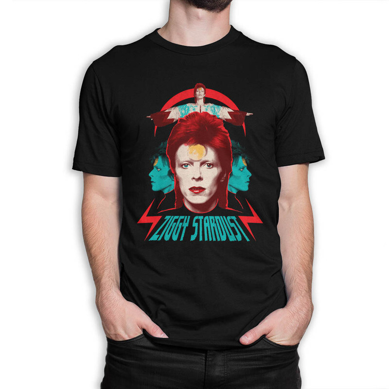 Футболка мужская DS Apparel David Bowie - Ziggy Stardust 357184-2 черная S