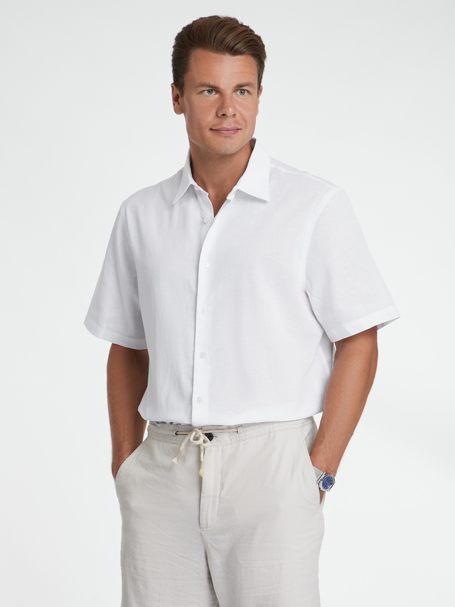 Рубашка мужская oodji 3L430005M белая XL