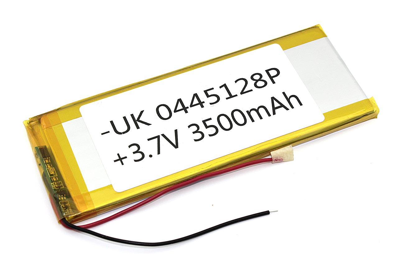 Аккумуляторная батарея OEM Li-Pol 4*45*128мм 2pin 3.7V/3500mAh